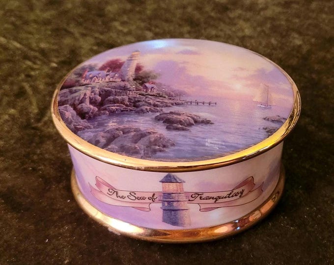 Thomas Kinkade Guiding Lights Music Box Collection " the Sea of ...