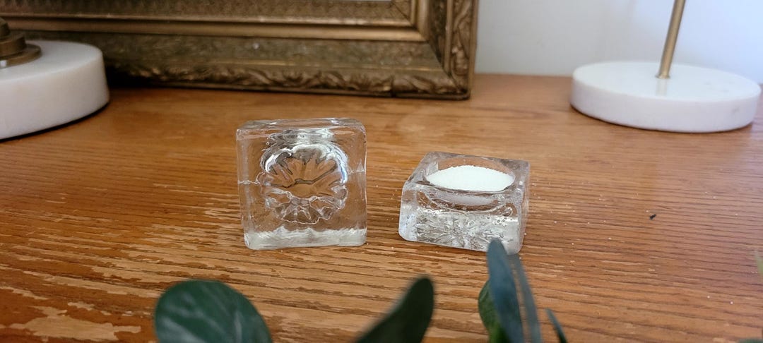 Antique Cut Crystal Salt Cellars - Etsy