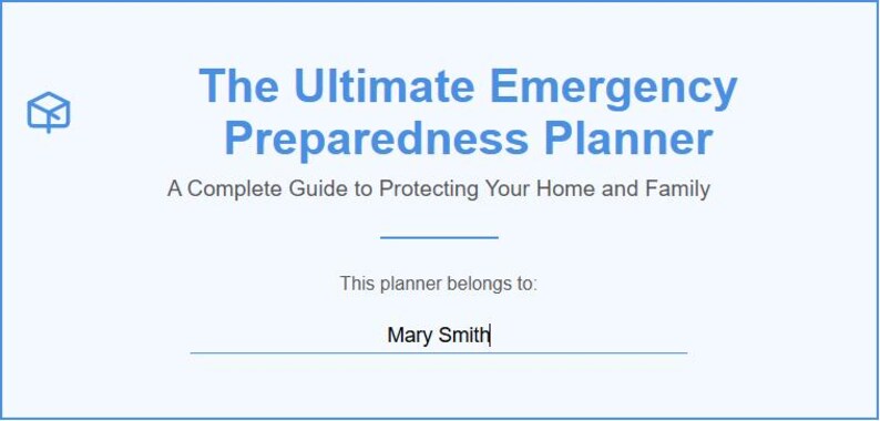 The Ultimate Emergency Preparedness Planner | Digital & Printable | Family Safety, Evacuation ...