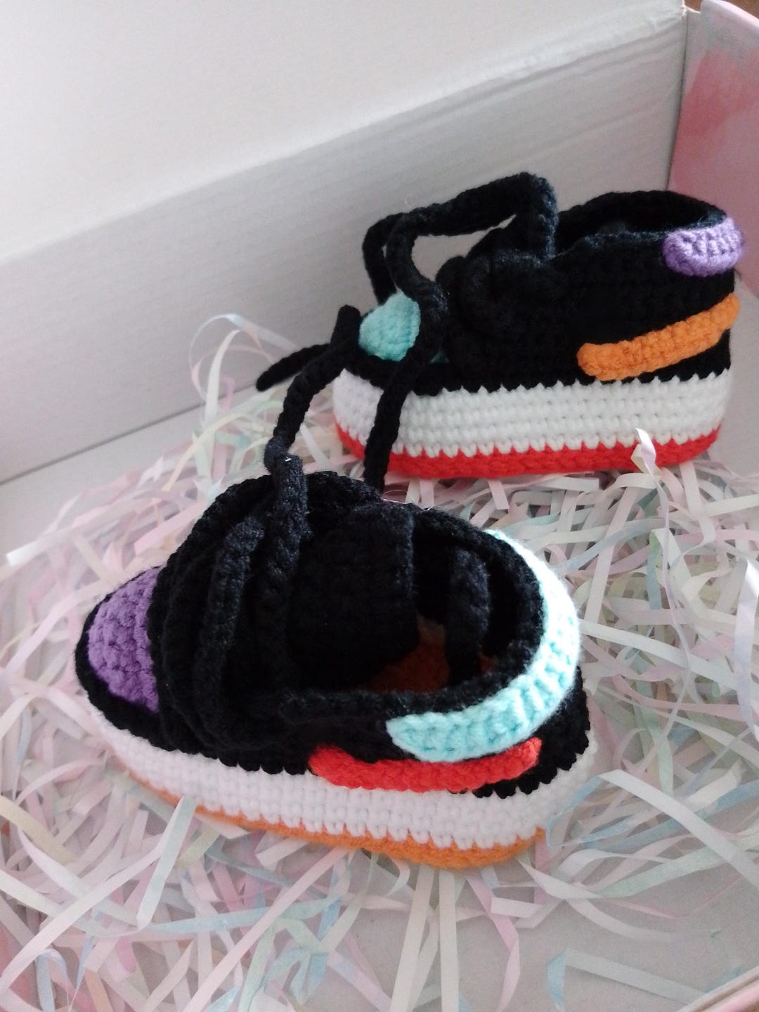 Crochet Neworn Booties: Soft Infant Sneaker Sock Crib Shoes - Etsy