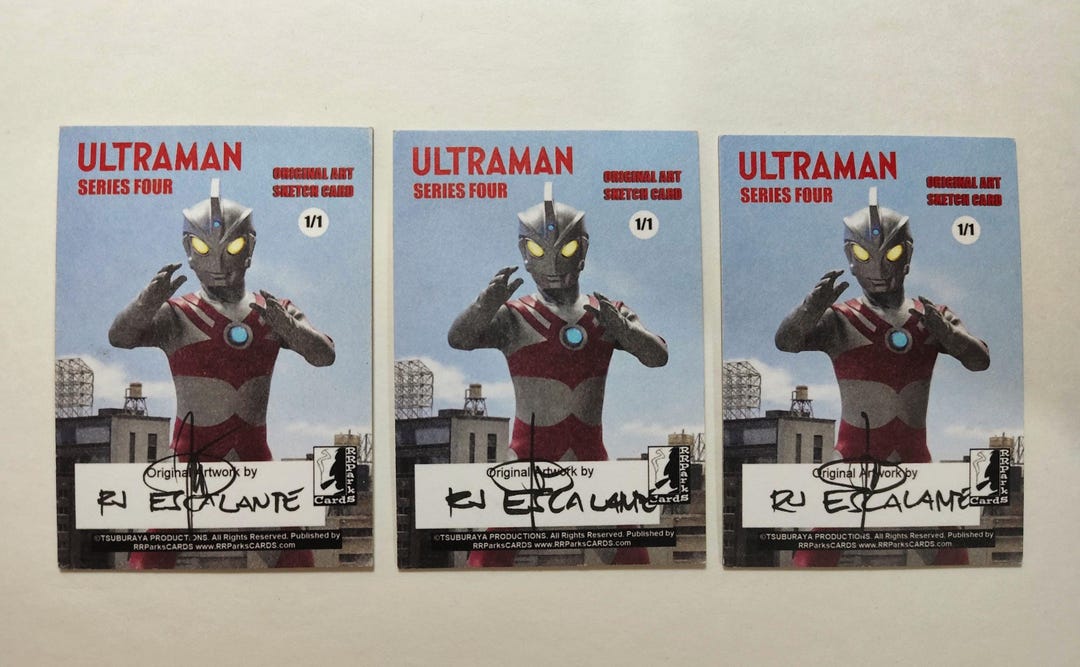 Ultraman Series Four – Blank Artist Proof Sketch Card Commission (1/1 ...
