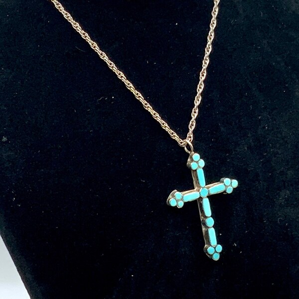 Turquoise Cross - Etsy