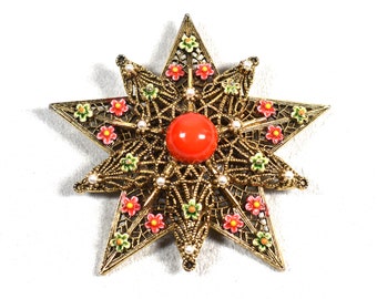 Signed Art Brooch - Etsy