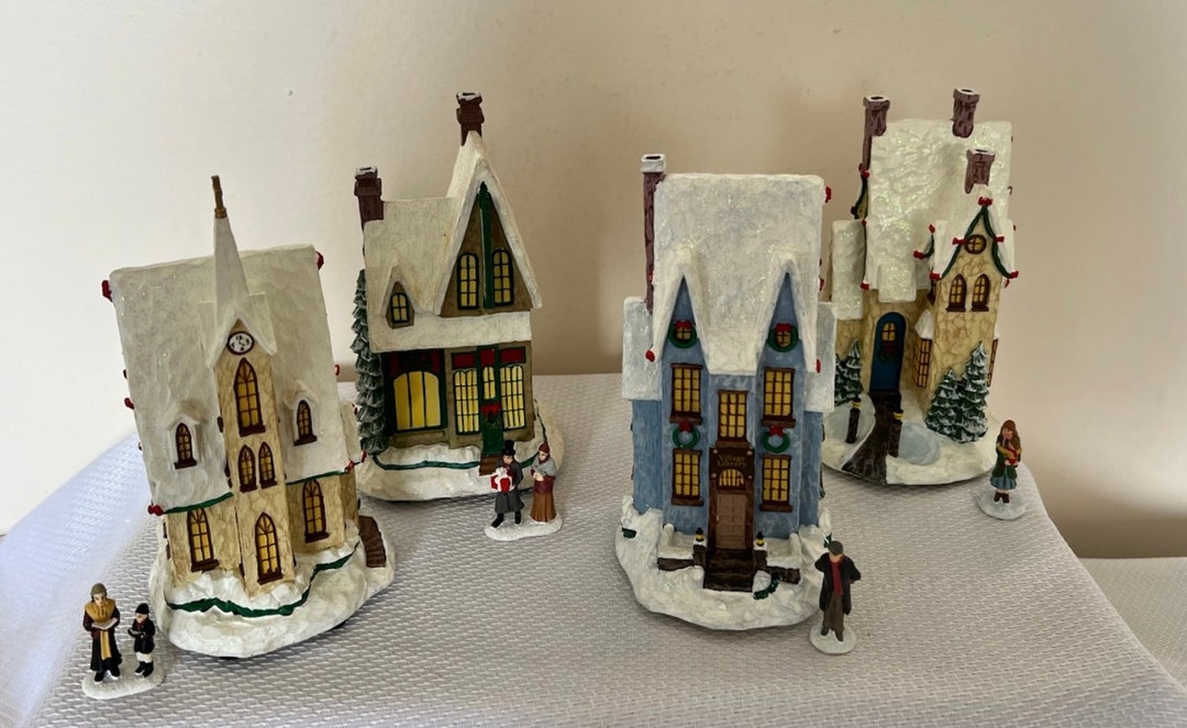 Thomas Kinkade Winter Splendor Christmas Village Collection - Etsy