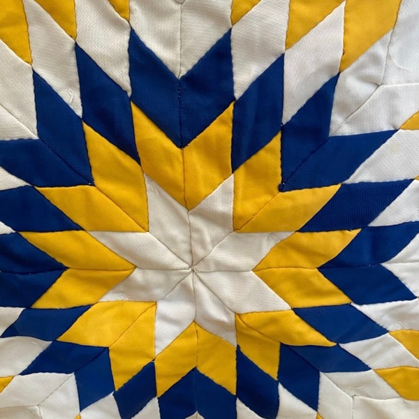 Blue Star Quilt - Etsy