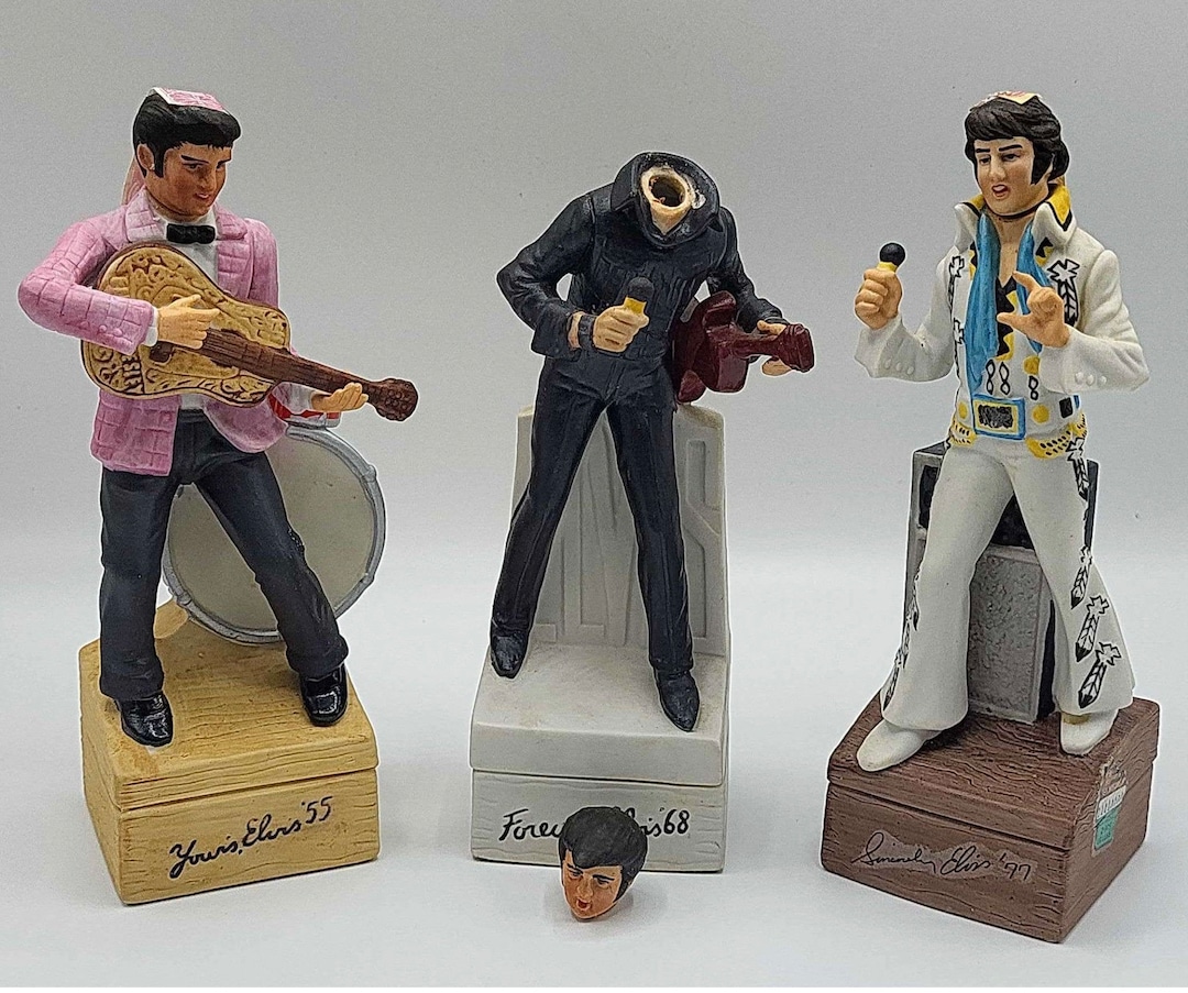 Mccormick Elvis Musical Decanters Whiskey Decanters Collectible Elvis ...