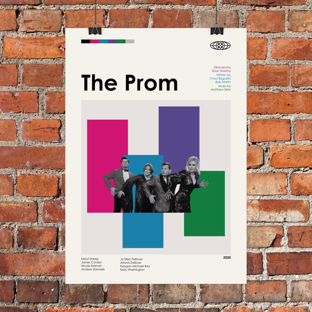 The Prom (2020) - Poster A3 - Etsy Canada