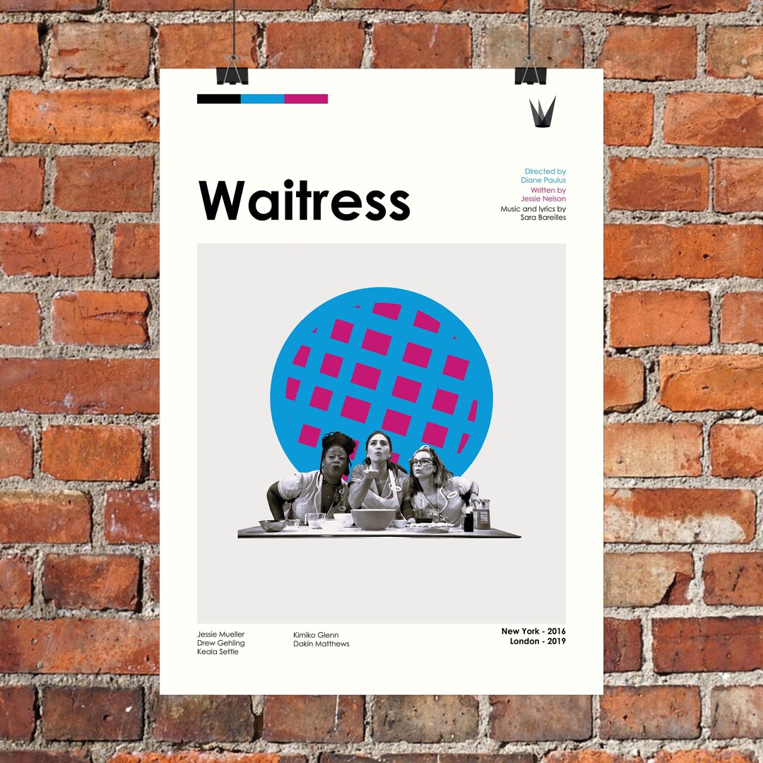 Waitress (2016) - Poster A3 - Etsy