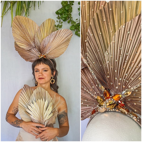 Painted Palm Fronds - Etsy