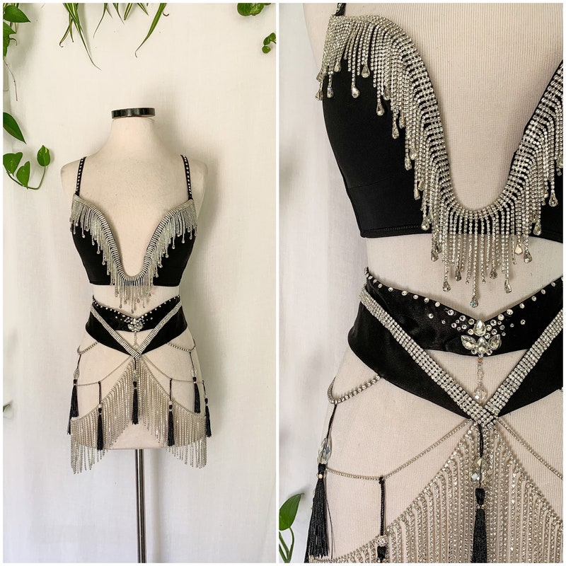 Rhinestone Costume for Women - Etsy