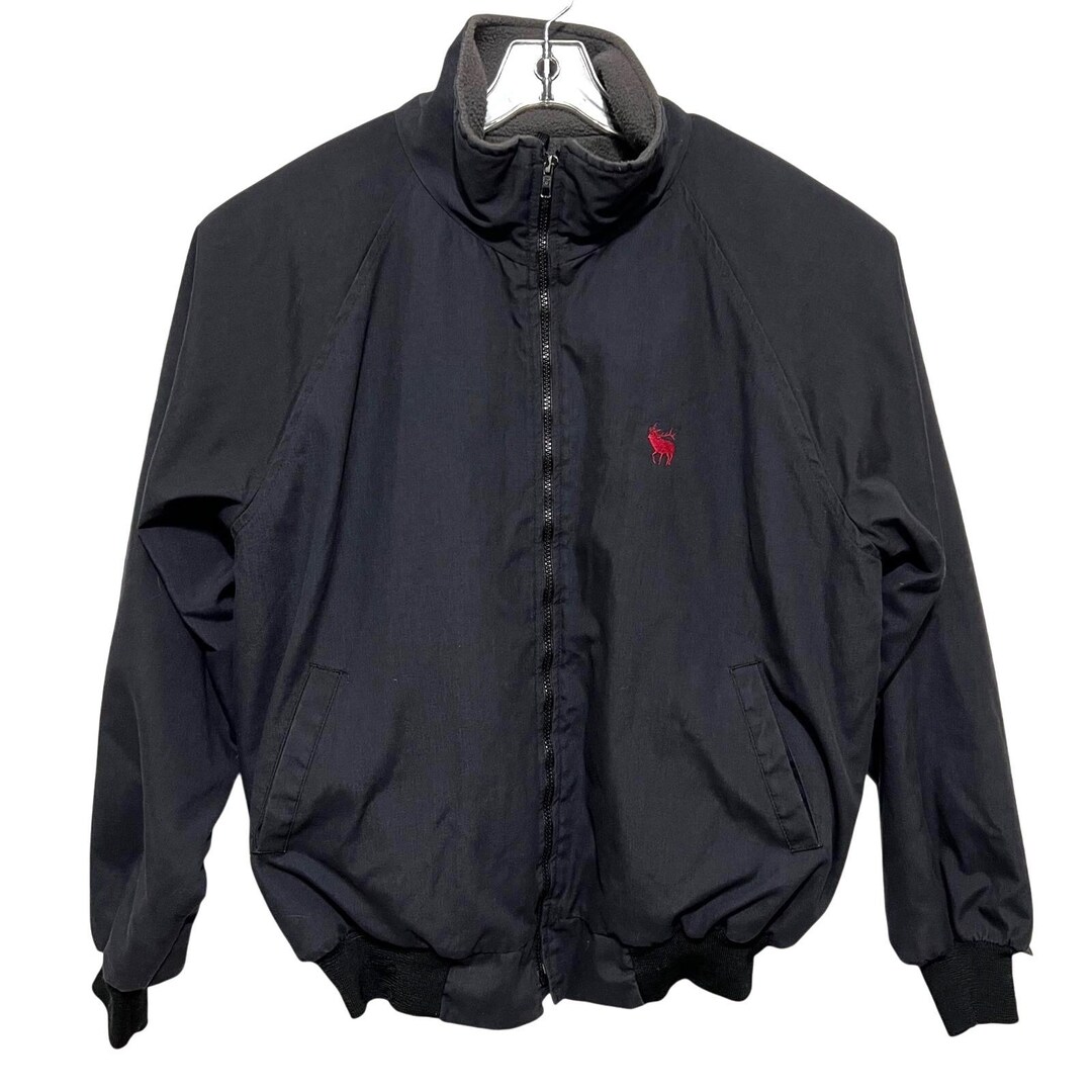 Classic Sportswear Rocky Mountain Elk Foundation Jacket Mens XL Black ...