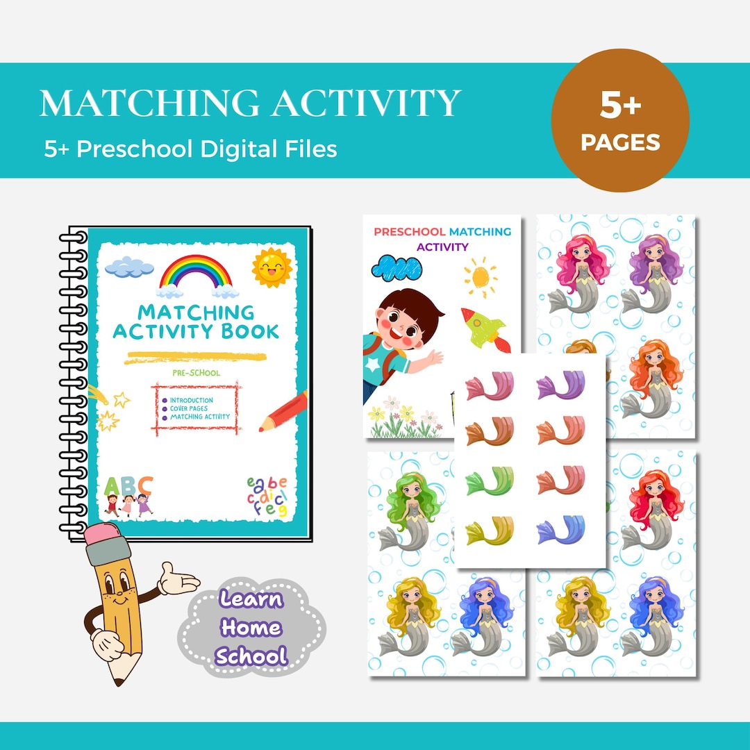 Preschool Matching Activity Printable | Toddler Sorting & Memory ...