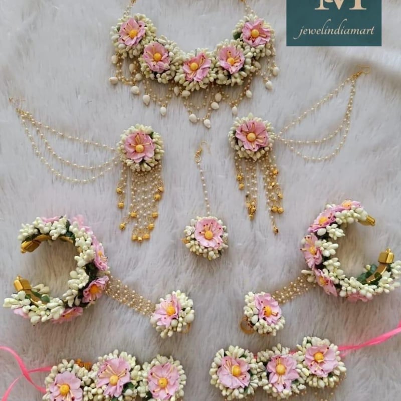 Flower Jewelry Haldi - Etsy