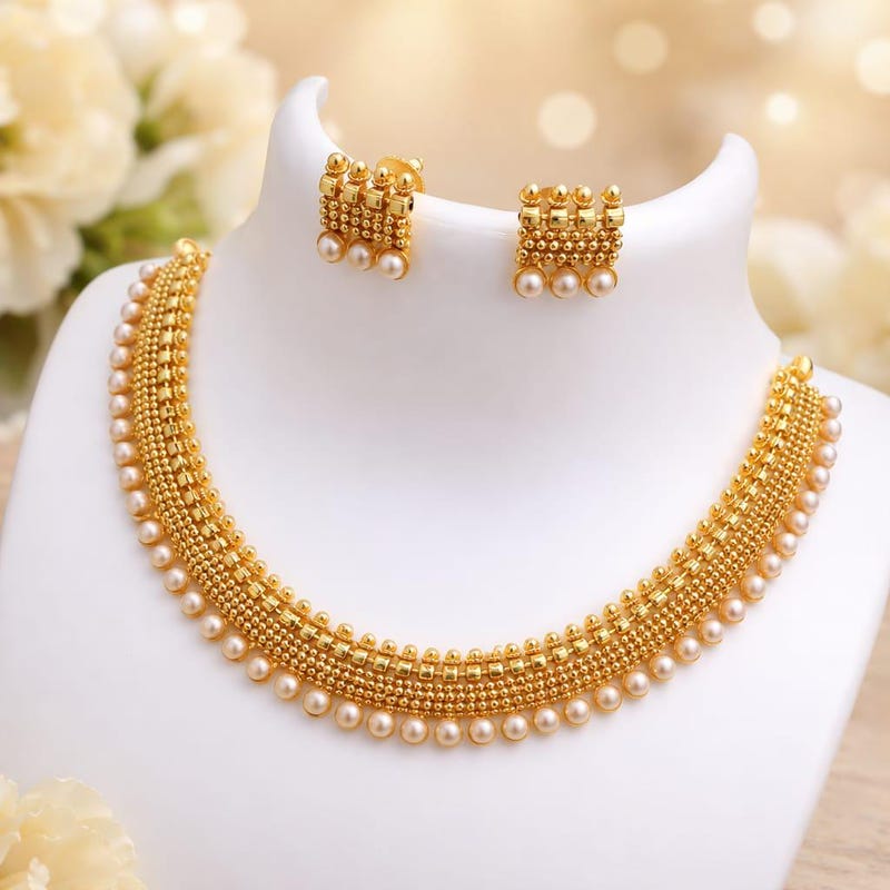 1gram Gold Choker Jewelry - Etsy