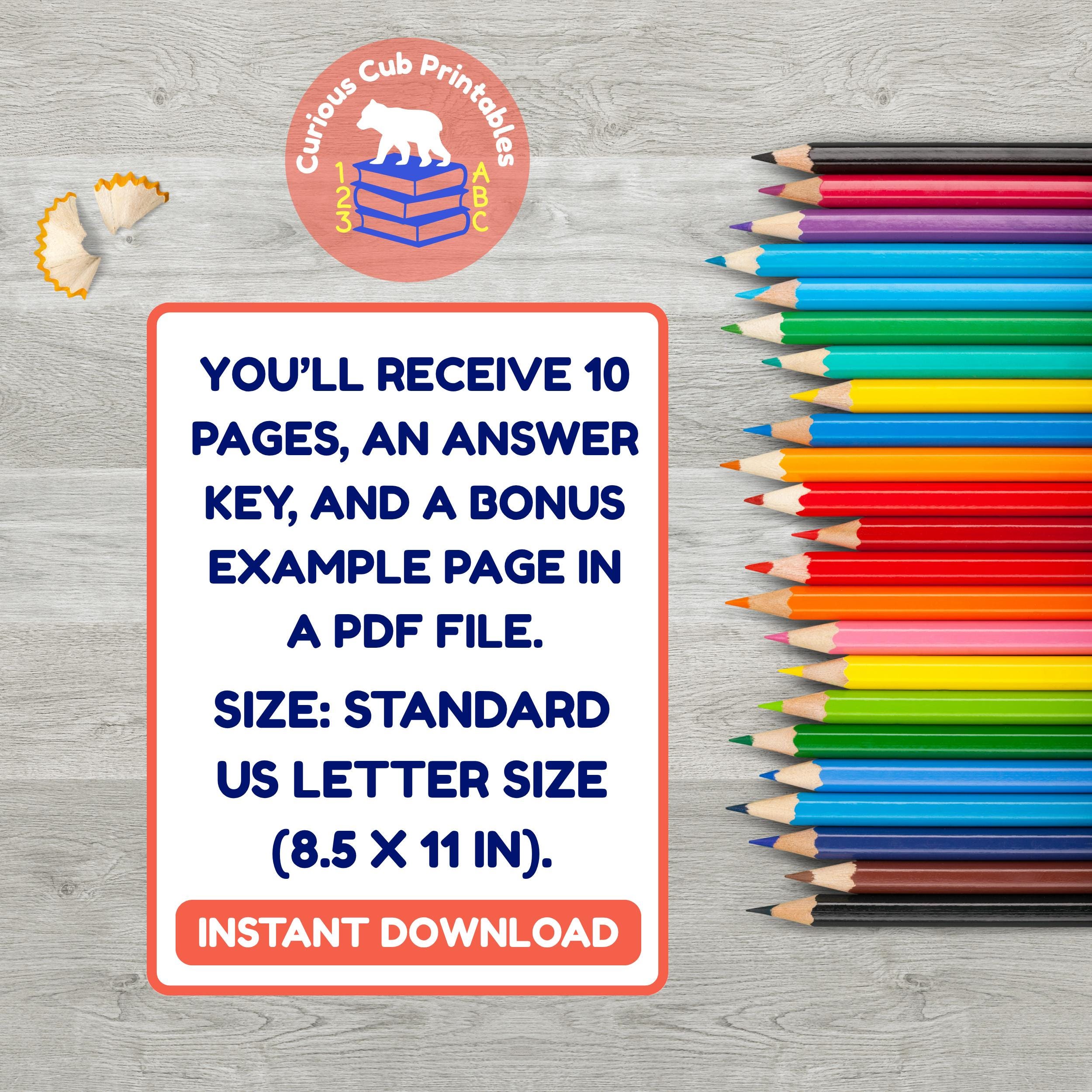 Summer Themed Sudoku Worksheets for Kids, Printable Preschool Logic ...