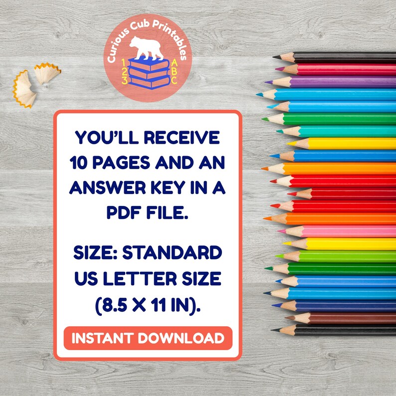 Grocery Food Activity Pack for Kids, 10 Printable Pages, Preschool and ...