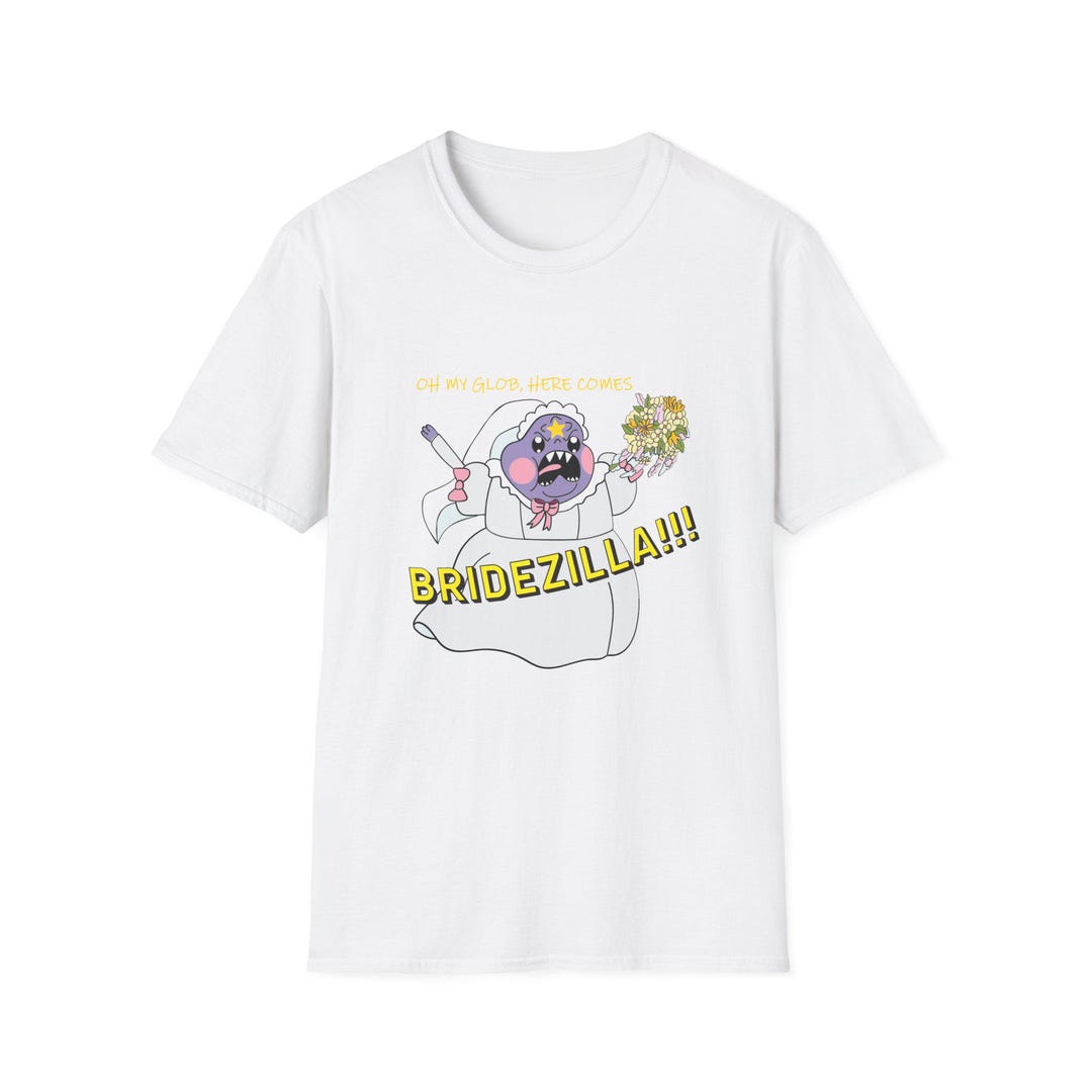 Lumpy Space Princess Bridezilla Fan Art-unisex Softstyle Wedding T ...