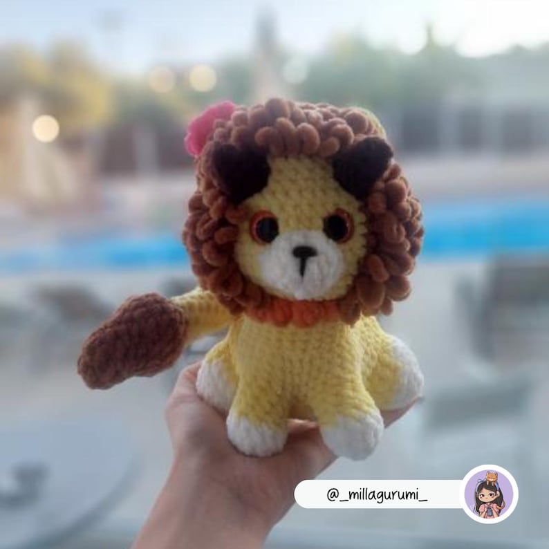 Solari the Leo Crochet Pattern, Kawaii Plushie (PDF Pattern) - Etsy