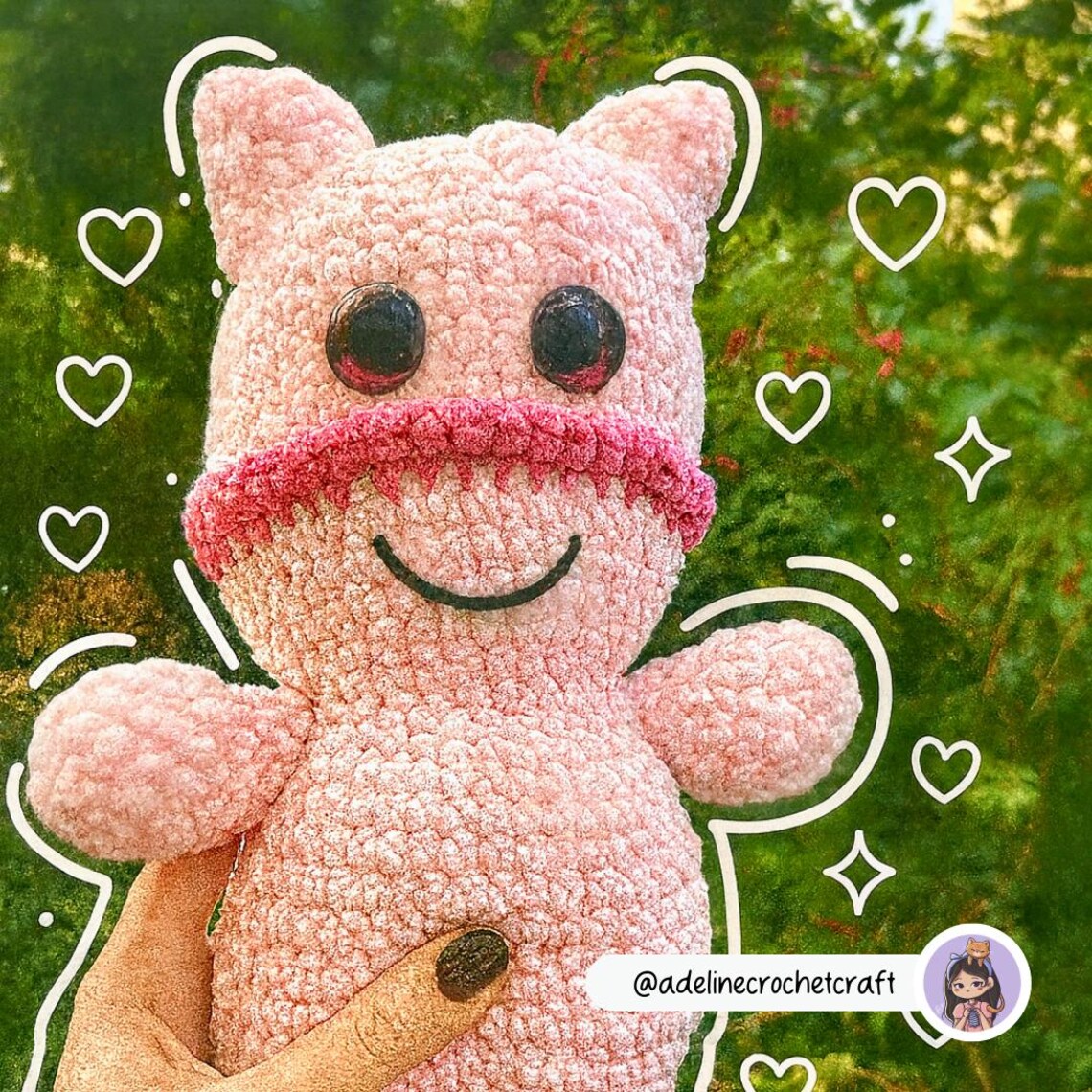 Kitty Planet Crochet PDF Pattern, Cute Crochet Cat Kawaii Easy ...