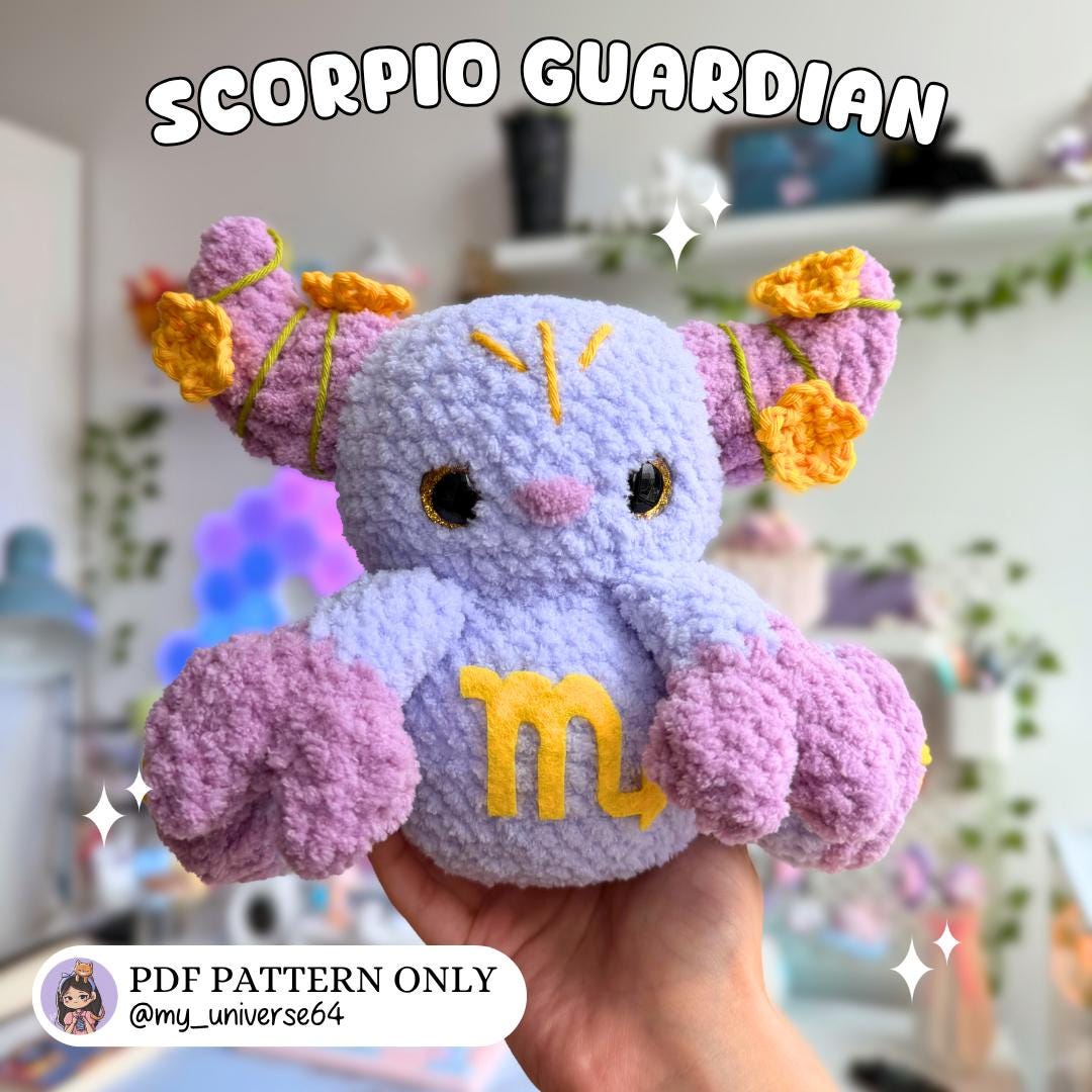 Noctra the Scorpion Crochet Pattern: Scorpio Zodiac Guardian (PDF ...