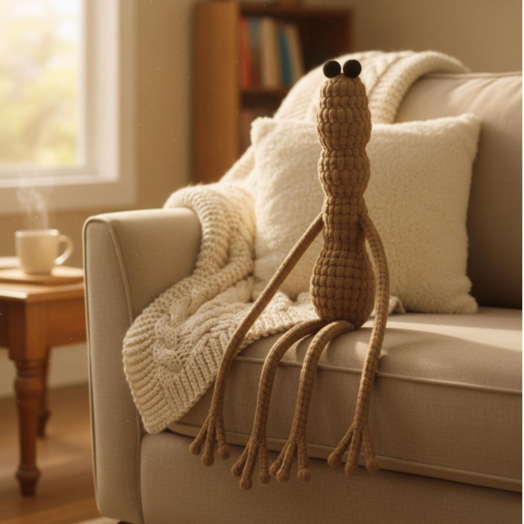 Marcus the Worm Crochet Pattern PDF | Beginner Amigurumi | No Sew ...