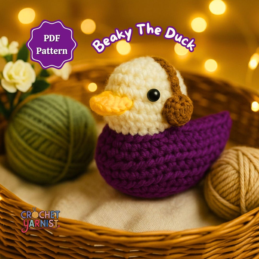 Duck Amigurumi Crochet Pattern PDF | Easy DIY Crochet Animal Pattern ...