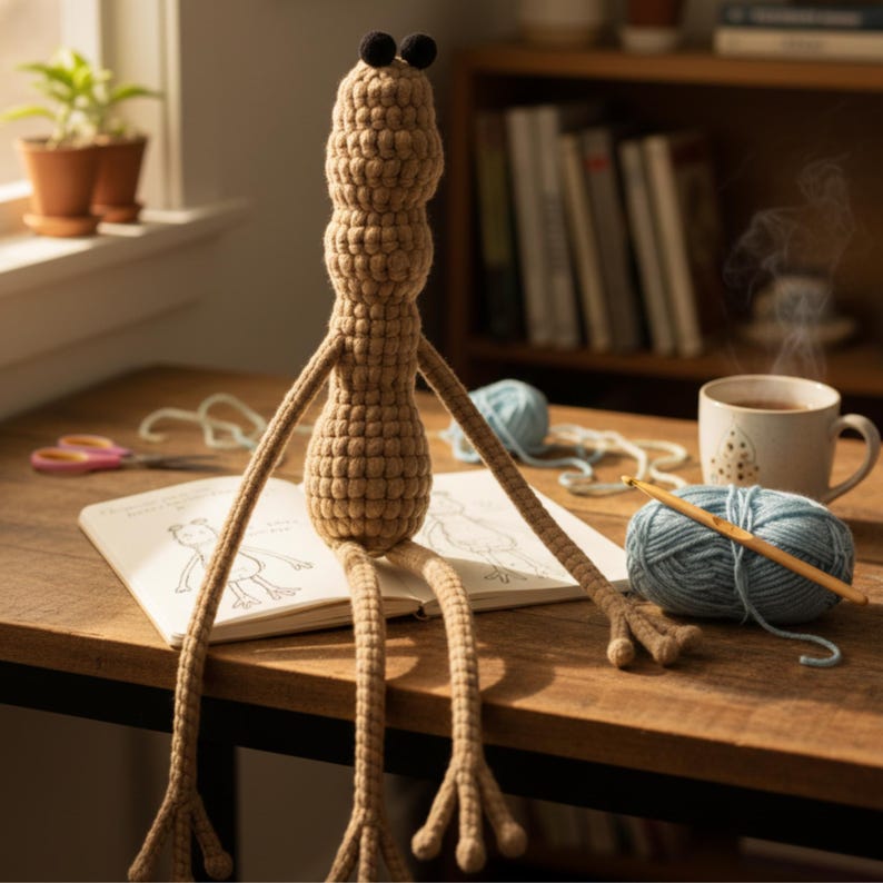 Marcus the Worm Crochet Pattern PDF | Beginner Amigurumi | No Sew ...