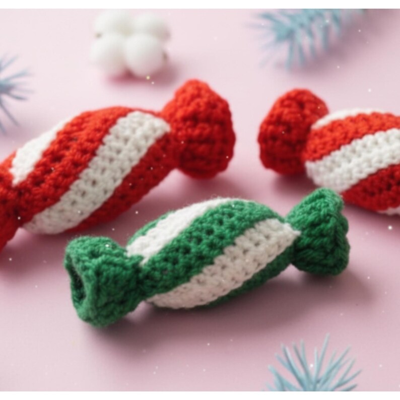 Christmas Crochet Pattern Cozy Candy Cane Plushie – Easy No-sew ...