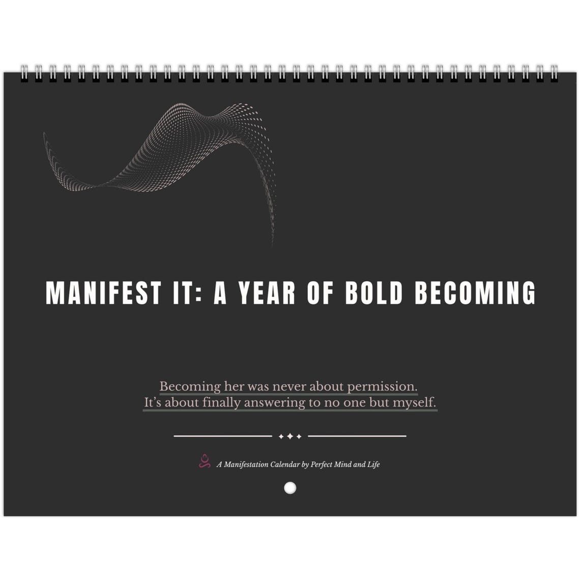 Manifest It 2026 Wall Calendar | A Year of Bold Becoming | Empowering ...