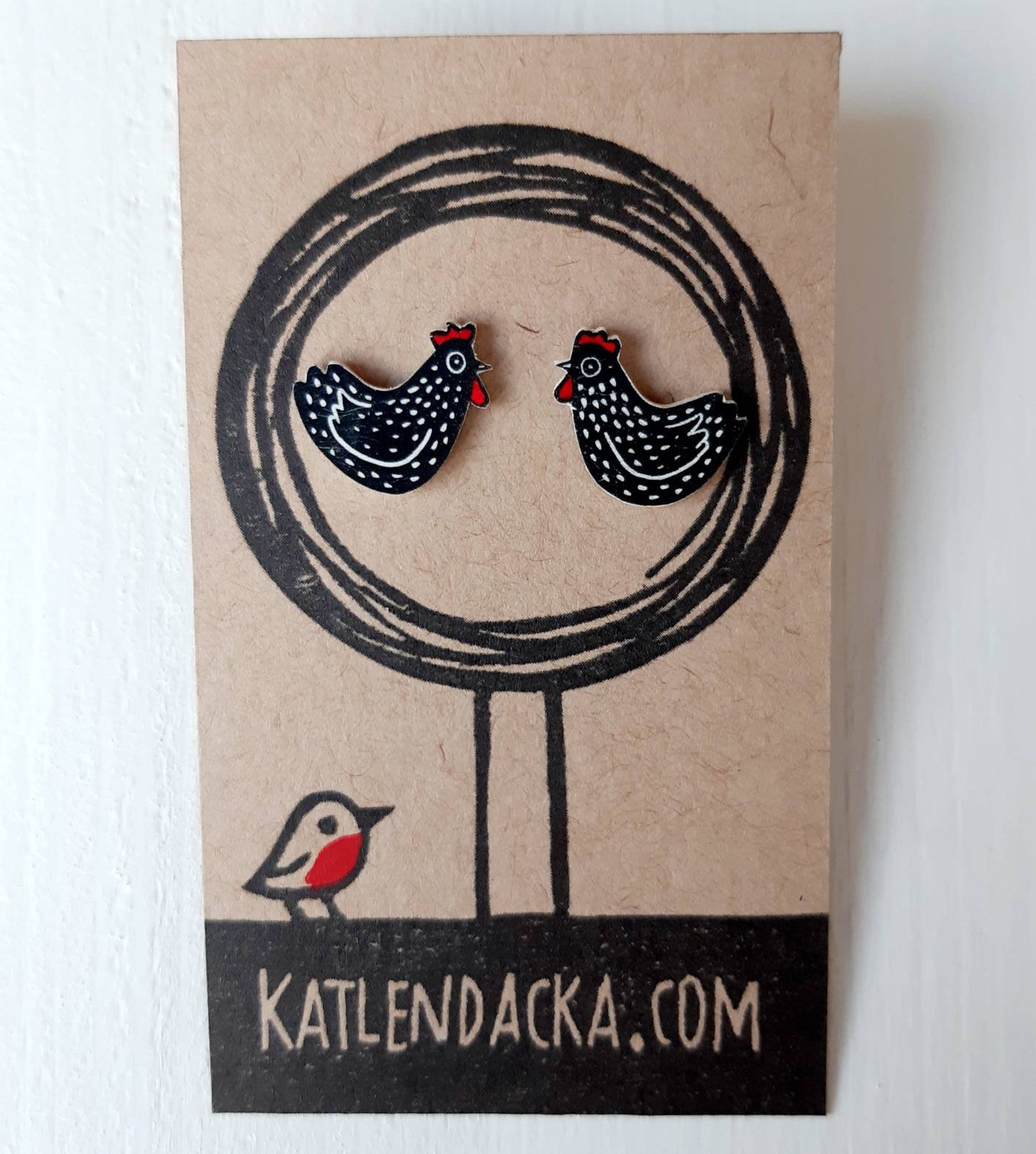 Chicken Earrings Chicken Jewelry Chicken Jewellery Hen | Etsy