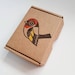 Goldfinch Pin, Goldfinch Badge, Linocut Shrink Plastic Pin, Shrink ...