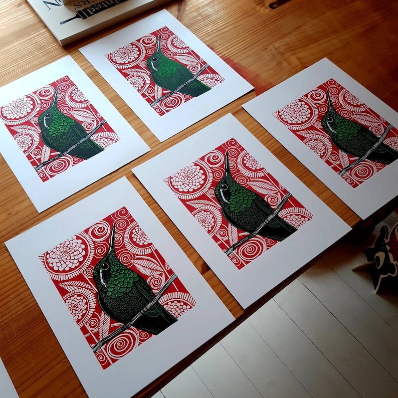Hummingbird Print Hummingbird Linocut Print Linoprint Lino - Etsy