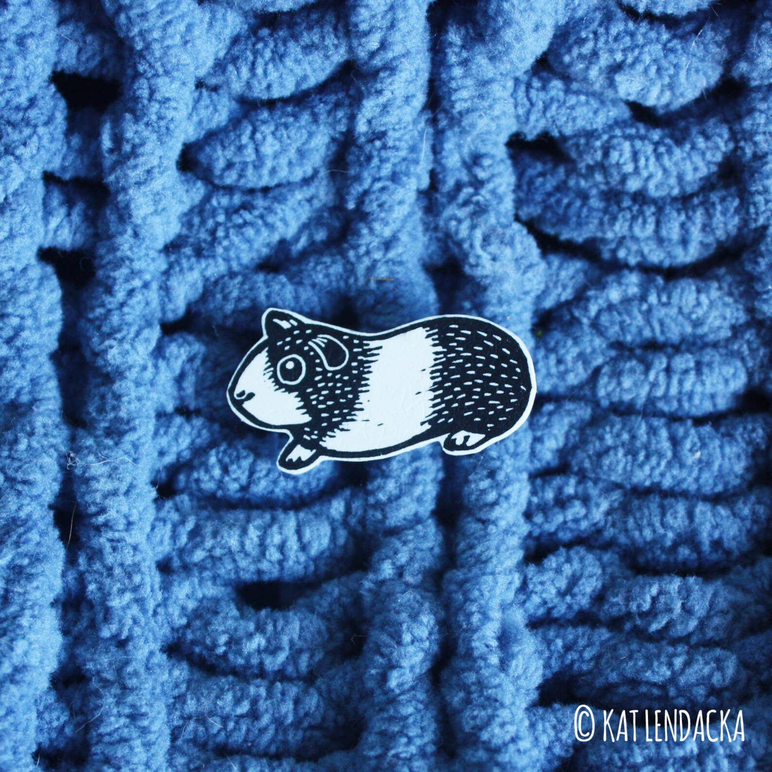 Guinea Pig Pin, Guinea Pig Badge, Shrink Plastic Jewelry, Handmade ...