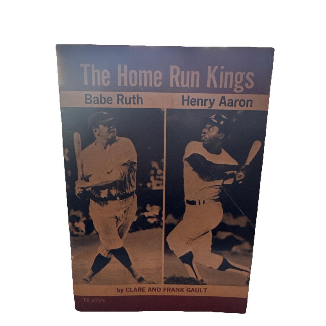 1974 Home Run Kings Babe Ruth & Hank Henry Aaron Clare Gault SBS ...