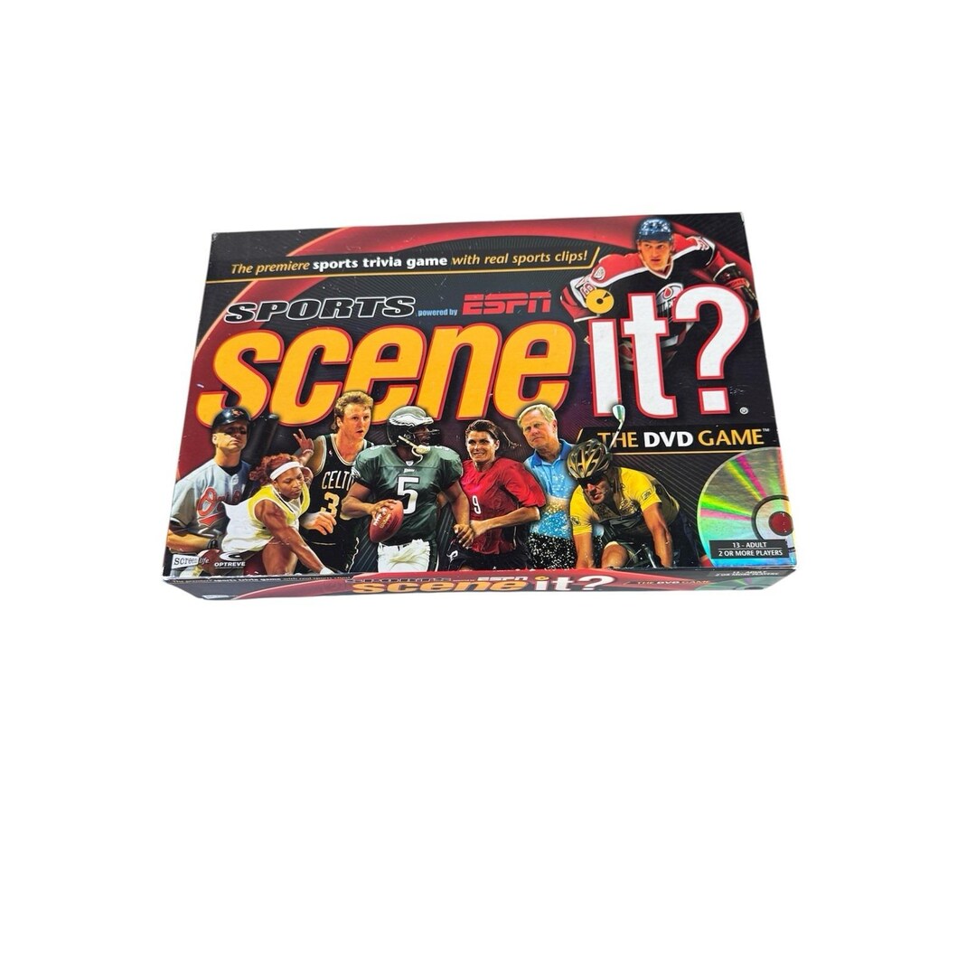 ESPN Sports Edition Scene It DVD Trivia Board Game - Etsy