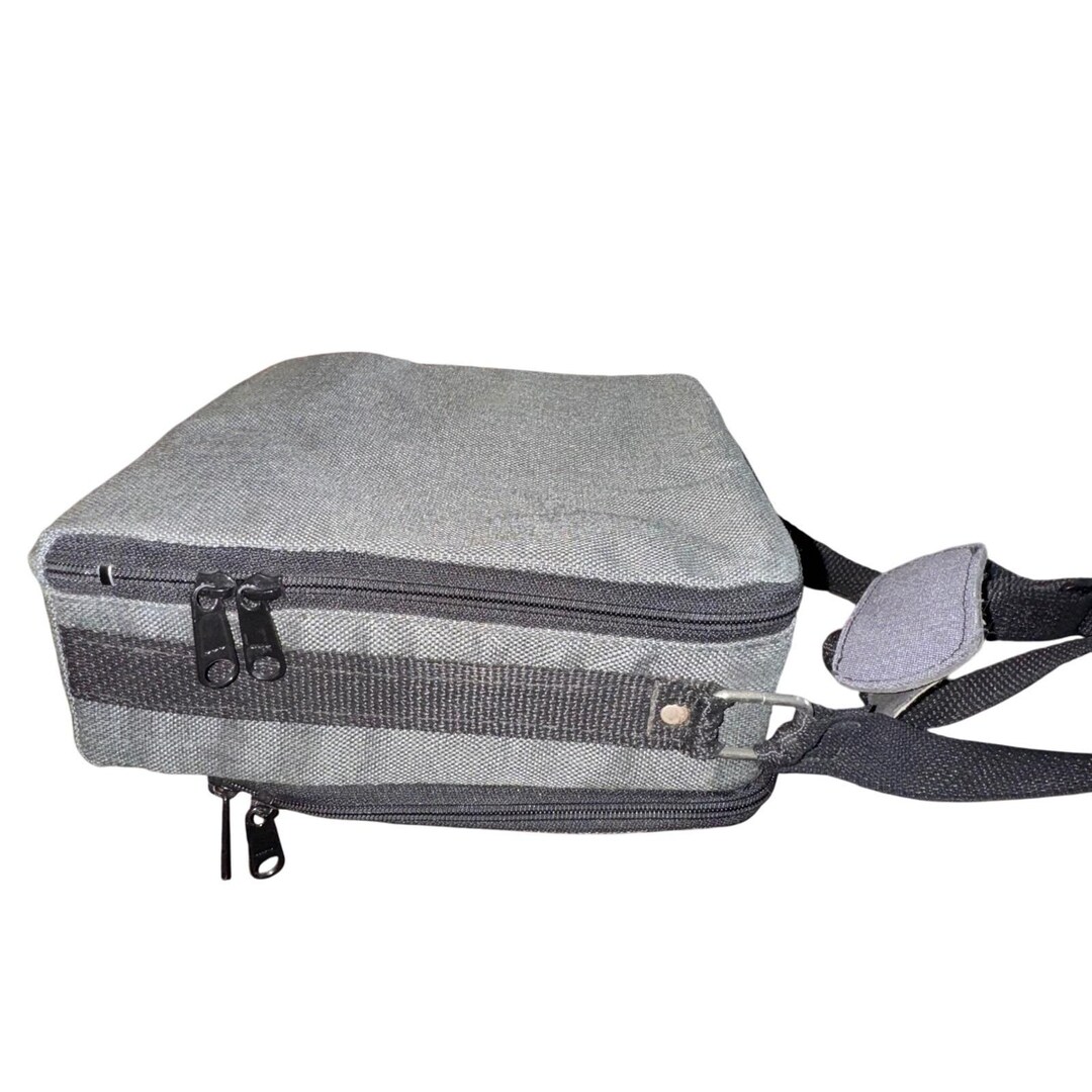 VTG Gray Camera Bag Case Padded Insert Adjustable Strap Photography ...