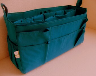 Extra Large Purse organizer with laptop padded compartment | Etsy