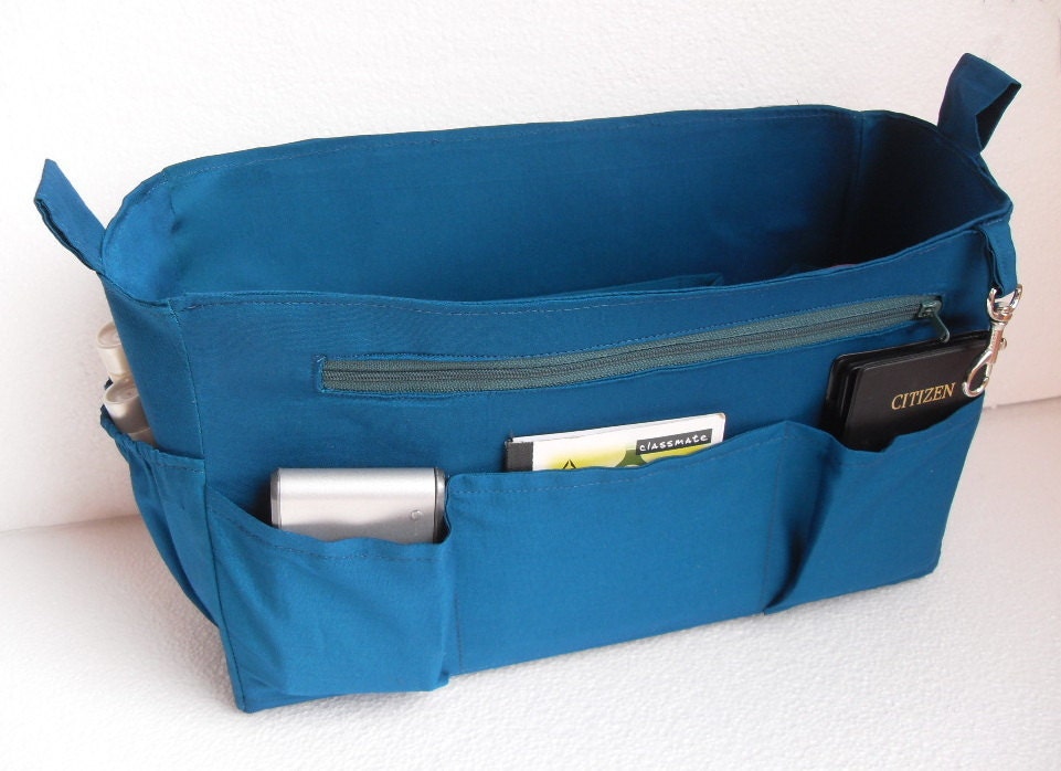 Large Size purse Organizer Bag Organizer Insert in Peacock | Etsy