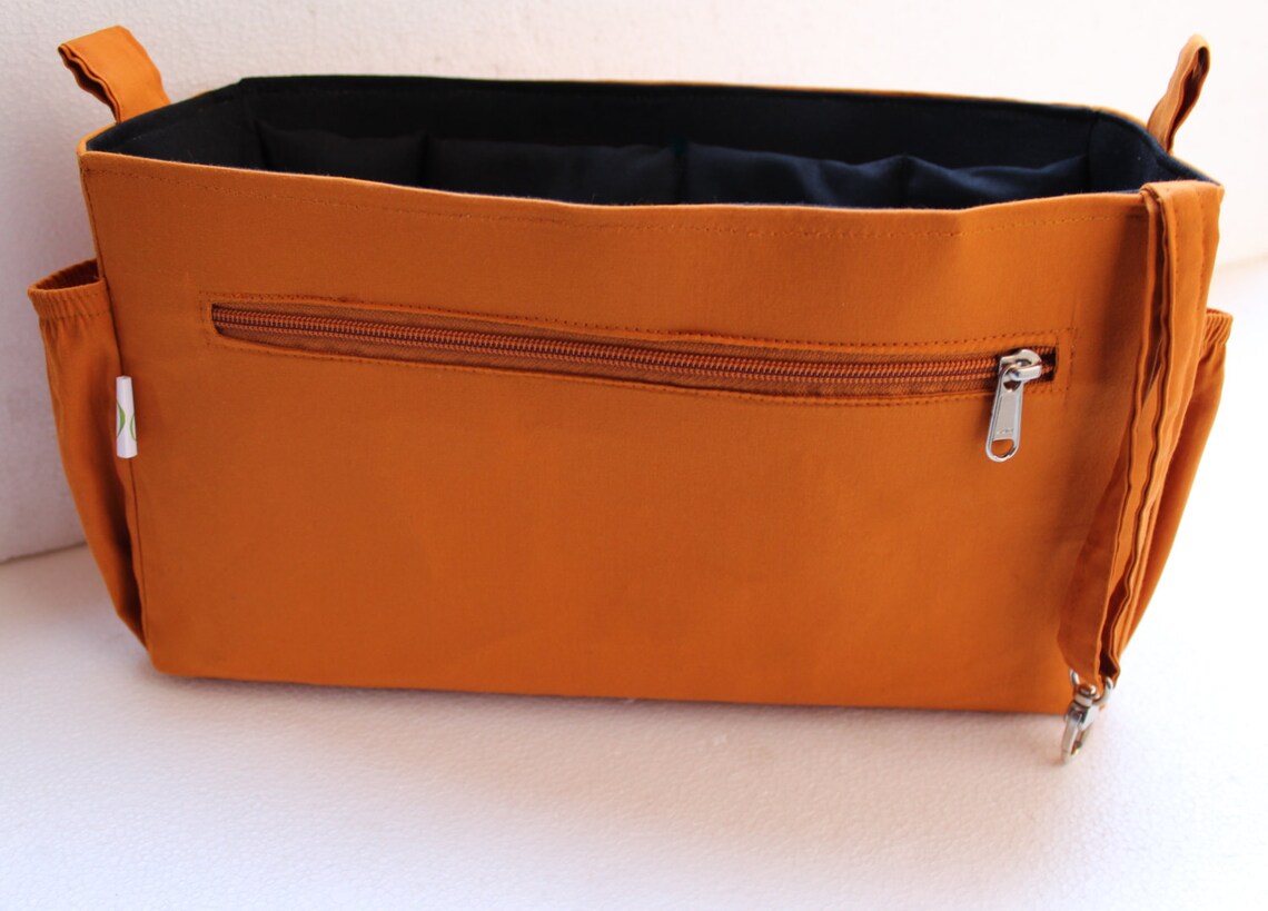 Extra Large Bag Organizer XL Purse Insert in Dark Gold and - Etsy