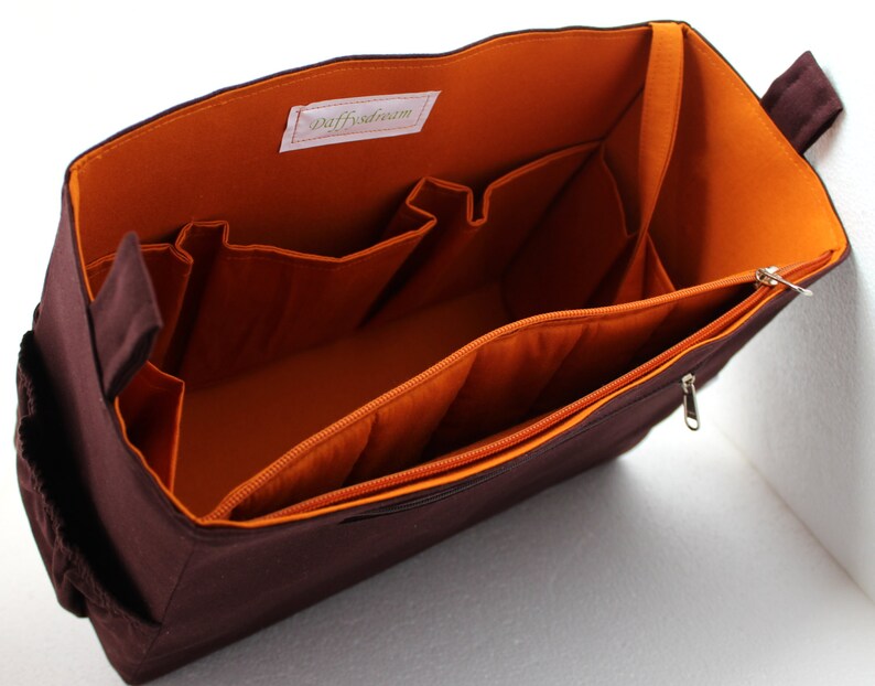 Taller Large Bag Organizer With Padded Pocket for Ipad and - Etsy