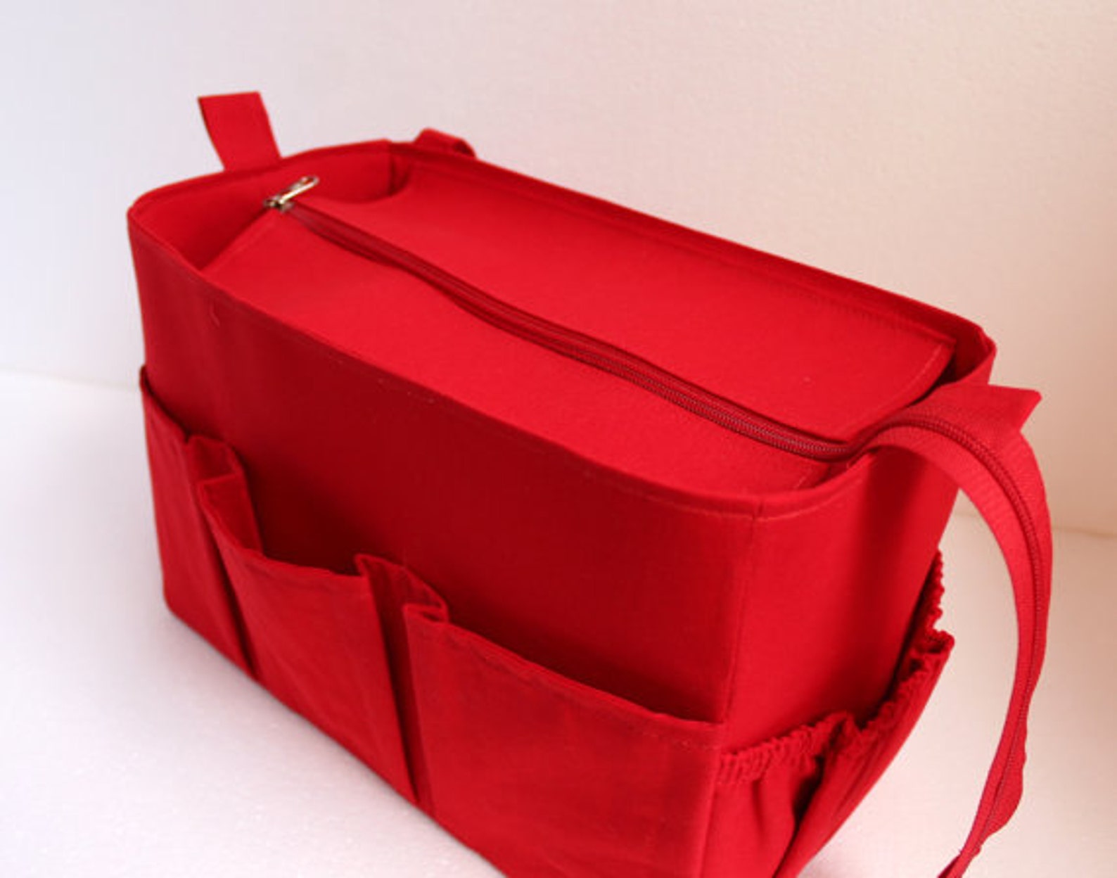 Extra Wider and Taller Bag Insert /purse Insert With Zipper - Etsy