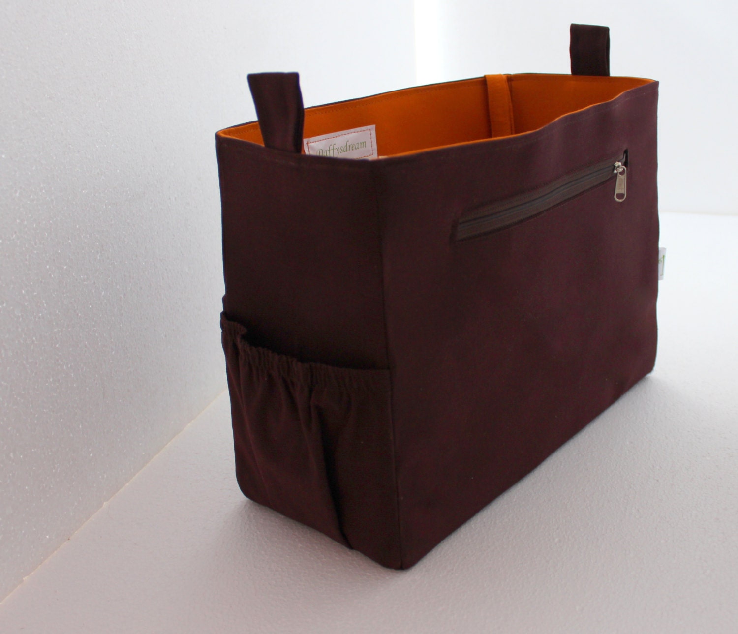 Taller Large Bag organizer with padded pocket for iPad and | Etsy