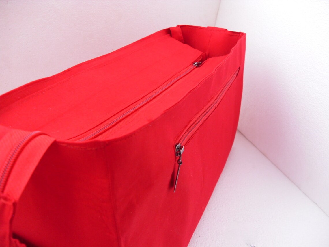 Extra Wider and Taller Bag Insert /purse Insert With Zipper - Etsy