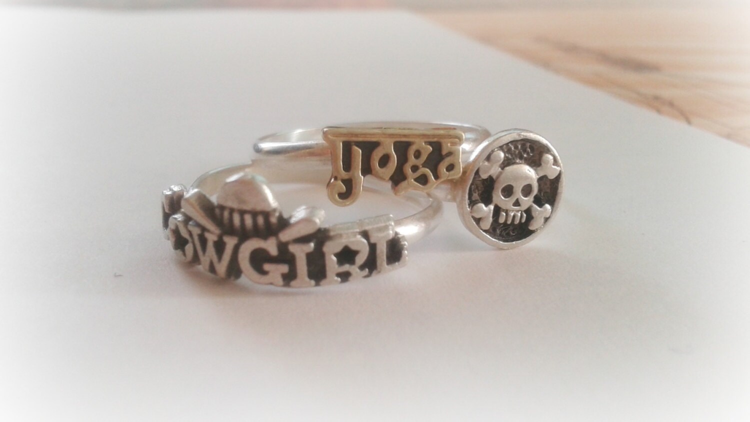 Pirate Skull Ring Sterling Silver Skiny Skull and Bones Ring - Etsy