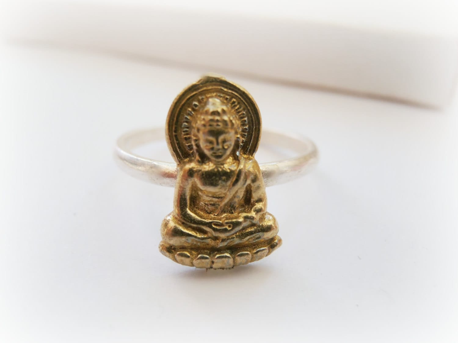 Buddha Ring Yoga Ring Little Buddha Ring Yoga Jewelry | Etsy