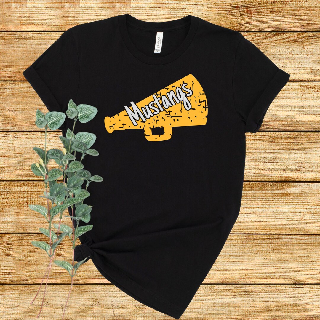 Mustangs Megaphone Grunge SVG, PNG, Digital Design, Digital Download ...