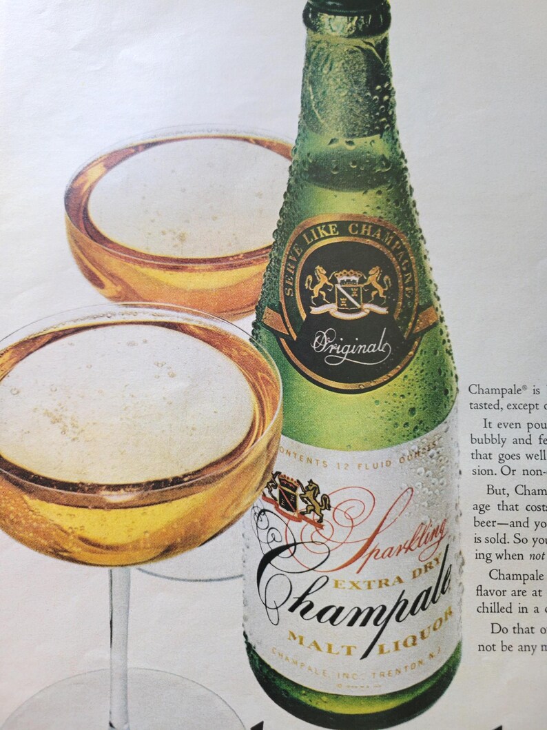 1969 Champale Ad From Life Magazine - Etsy
