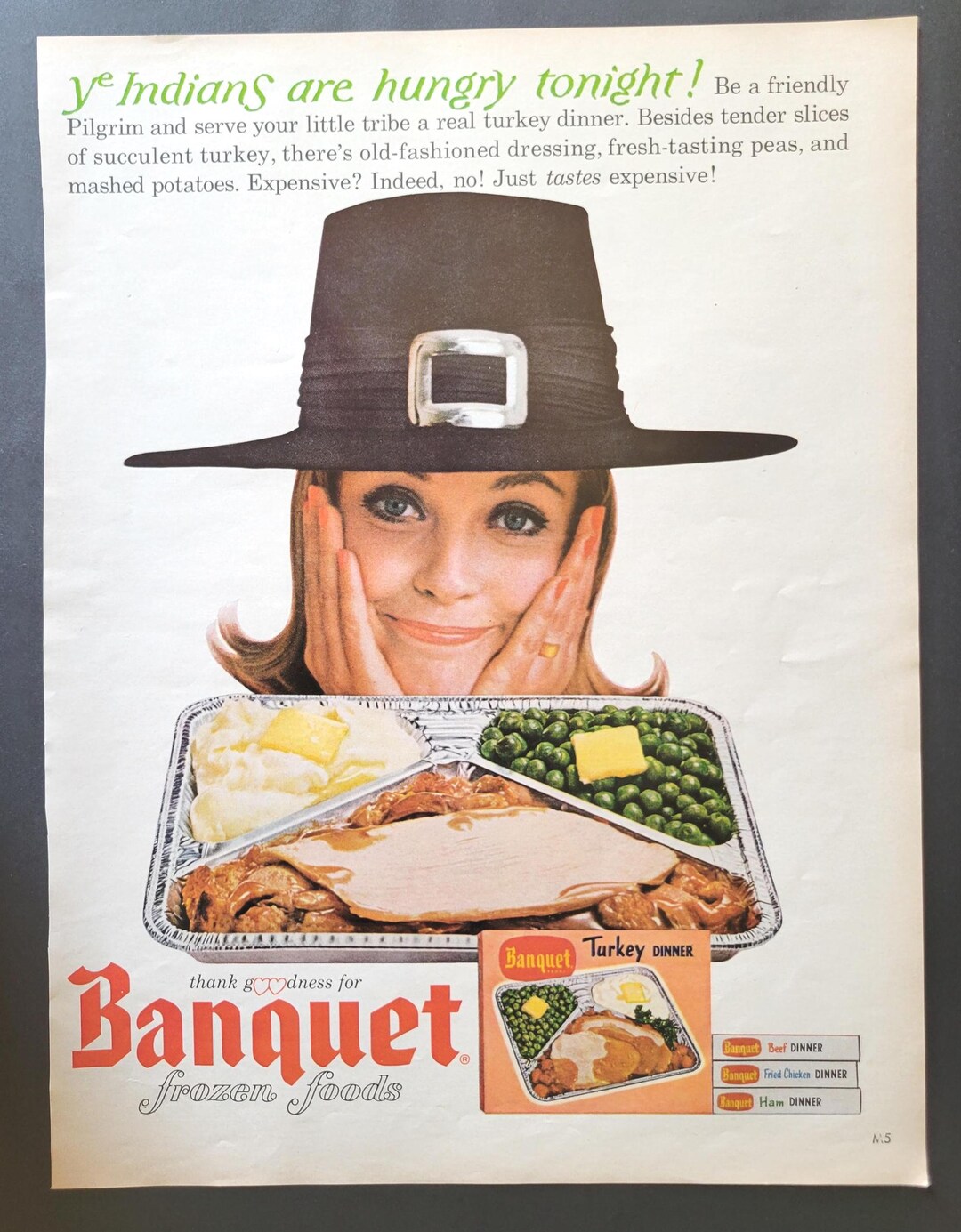 1964 Banquet Turkey Dinner Ad From Look Magazine - Etsy
