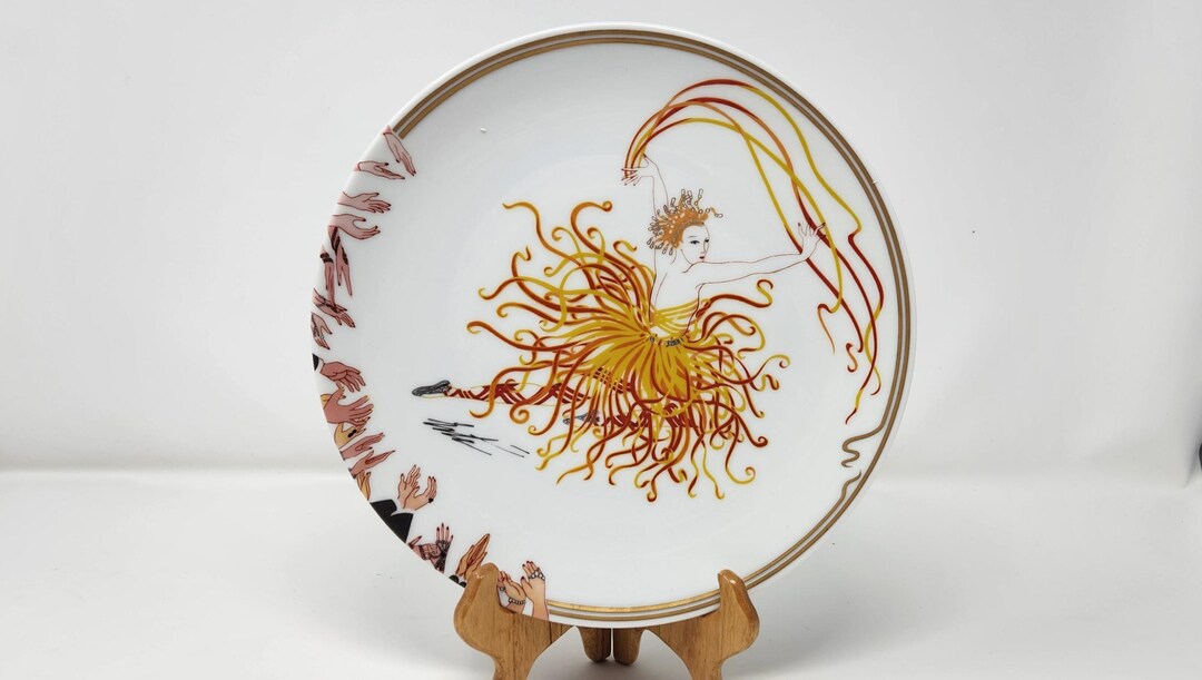 Erté “applause” Limited Edition Collector Plate | Anthony Arts ...