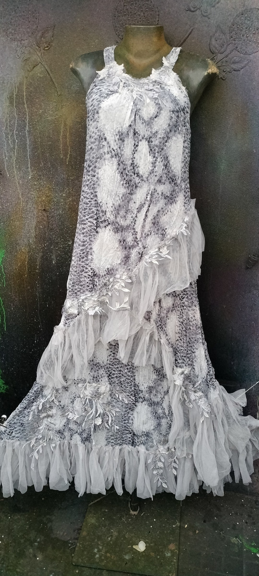 Bohemian Gypsy Hippy Angel Chiffon Animal Wildskin Gypsy Garden Shabby ...